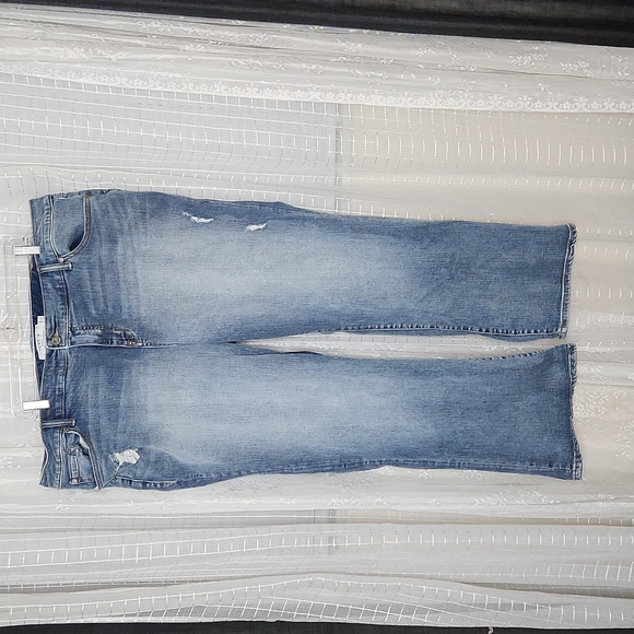 torrid | Jeans | Torrid Distressed Denim Flair Leg Boot Cut Jeans Sz26r ...